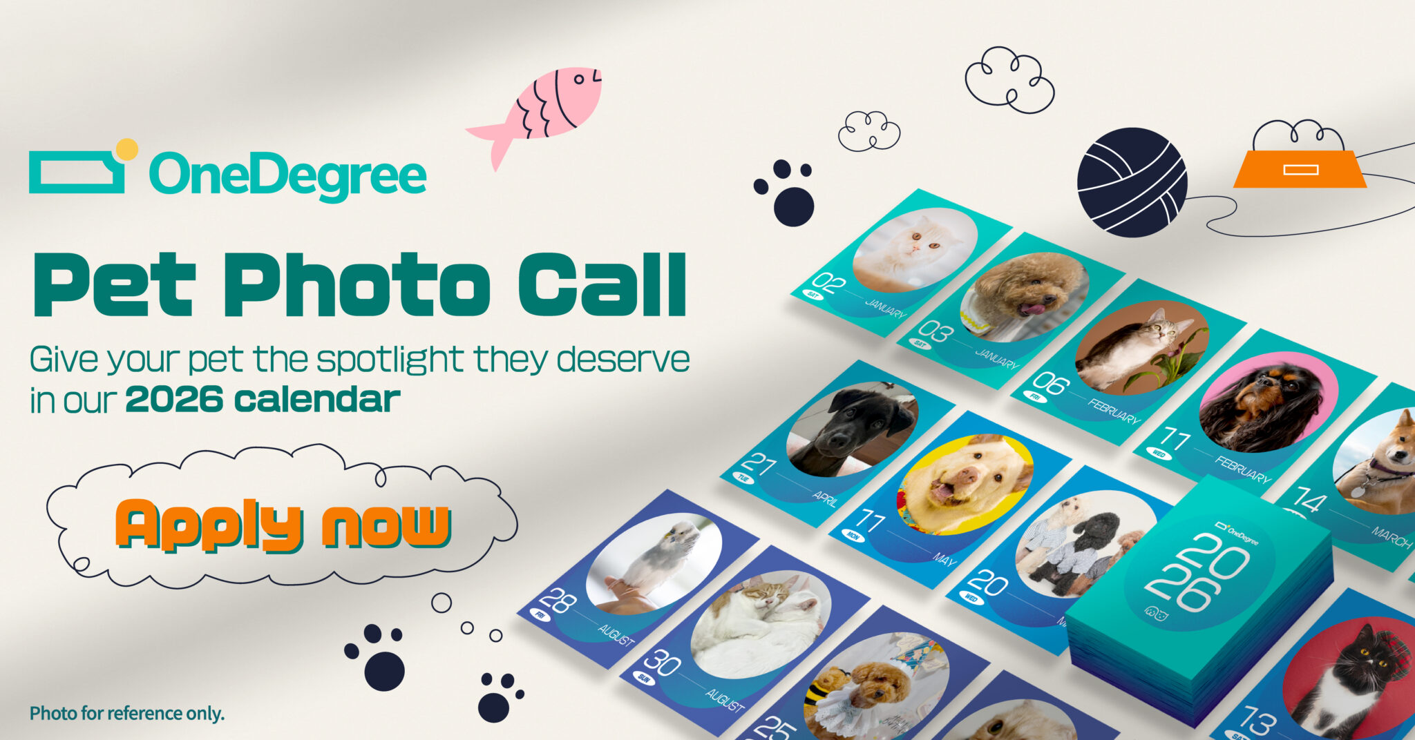 Pet Calendar | Give your pet the spotlight they deserve in our 2026 ...